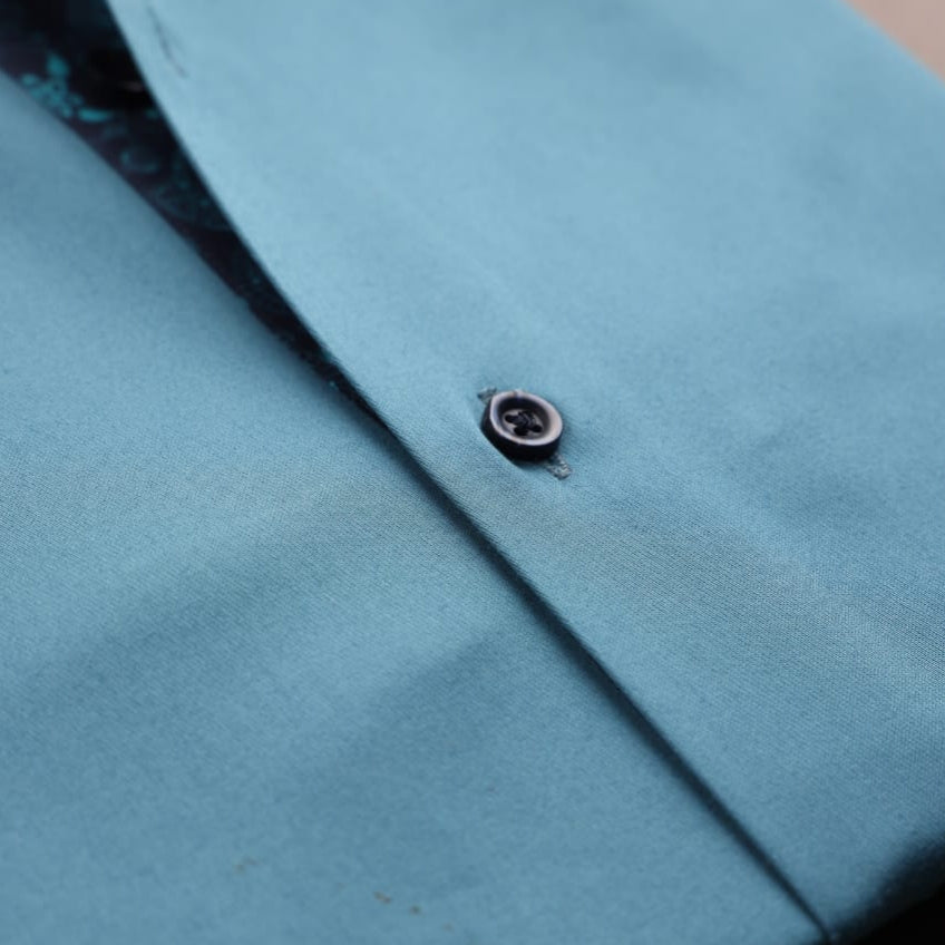 Steel Blue with Contrasting Inlay – The Alpha Male