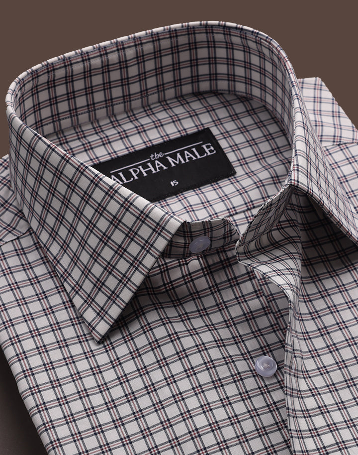 Tartan White Checks – The Alpha Male