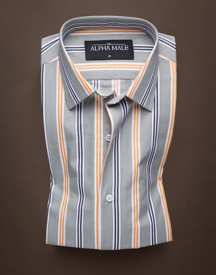 Shadow Stripes in Green – The Alpha Male