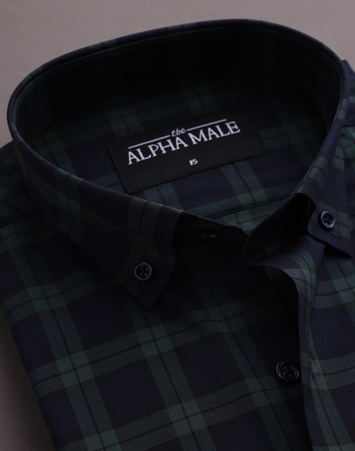 Green & Black Tartan Checks – The Alpha Male