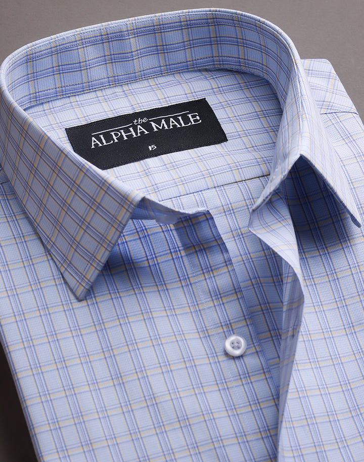 Classic Blue Checkered – The Alpha Male