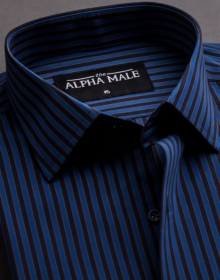 Blue & Black Stripes – The Alpha Male