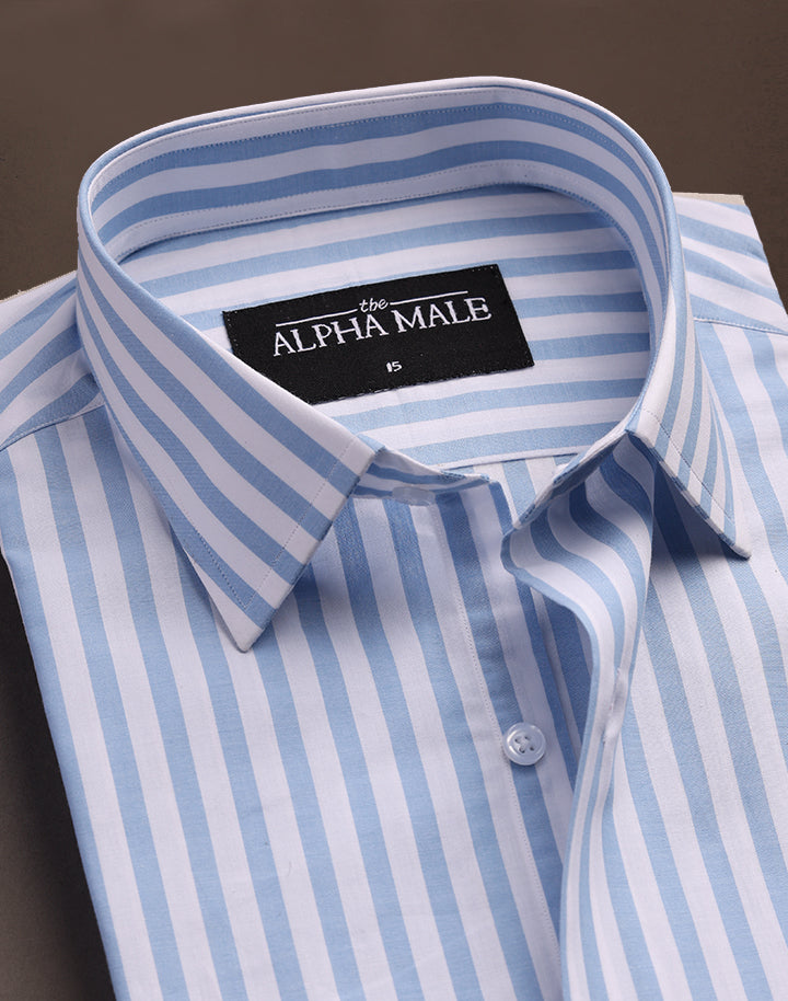 Sky Blue Stripes – The Alpha Male