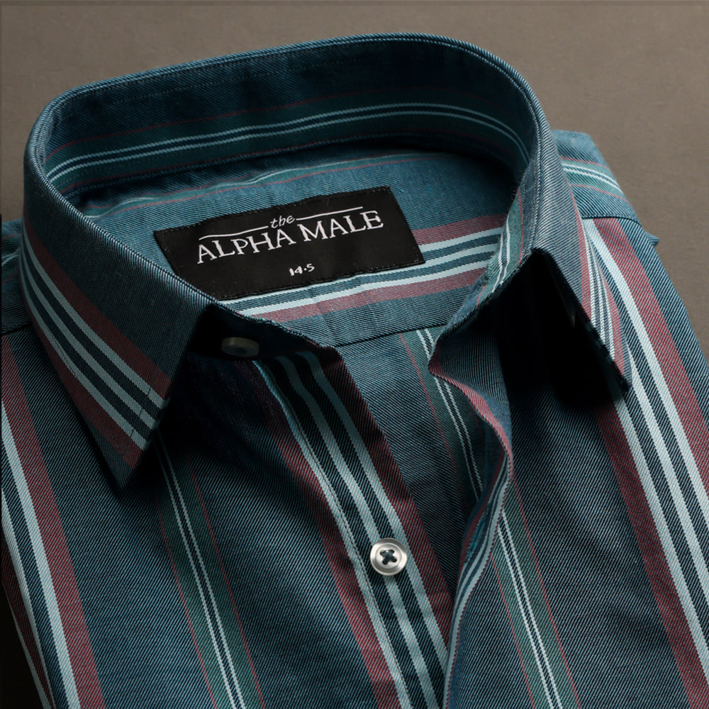 Broad Stripes in Green – The Alpha Male